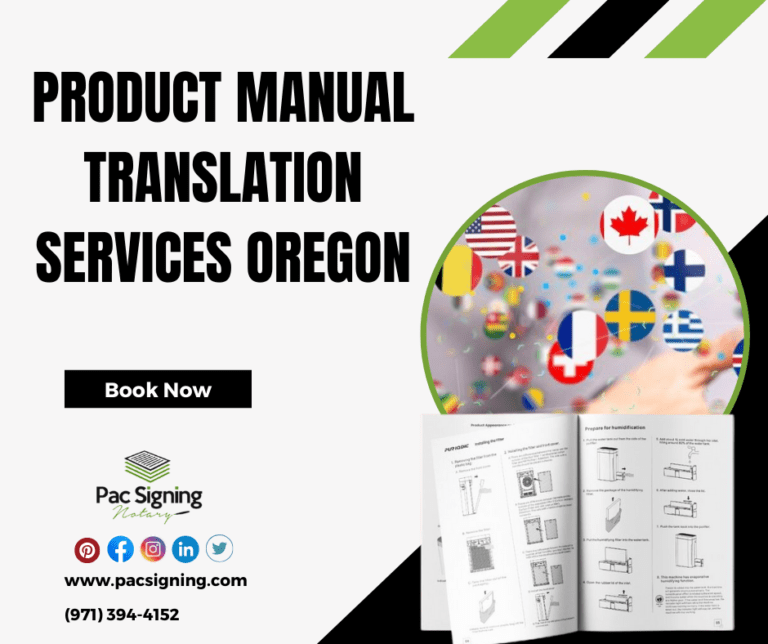 Professional Manual Translation Services in Oregon