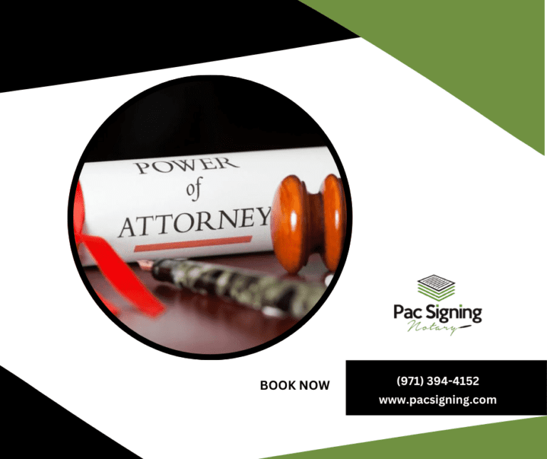 Power of Attorney Notary Services in Oregon | Pac Signing Power of Attorney Notary Services in Oregon | Pac Signing